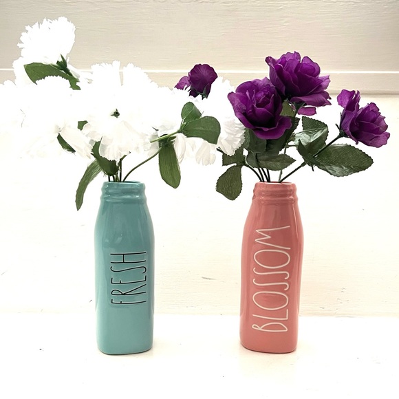 Rae Dunn | Other | 2 Rae Dunn Ceramic Stem Vases | Poshmark